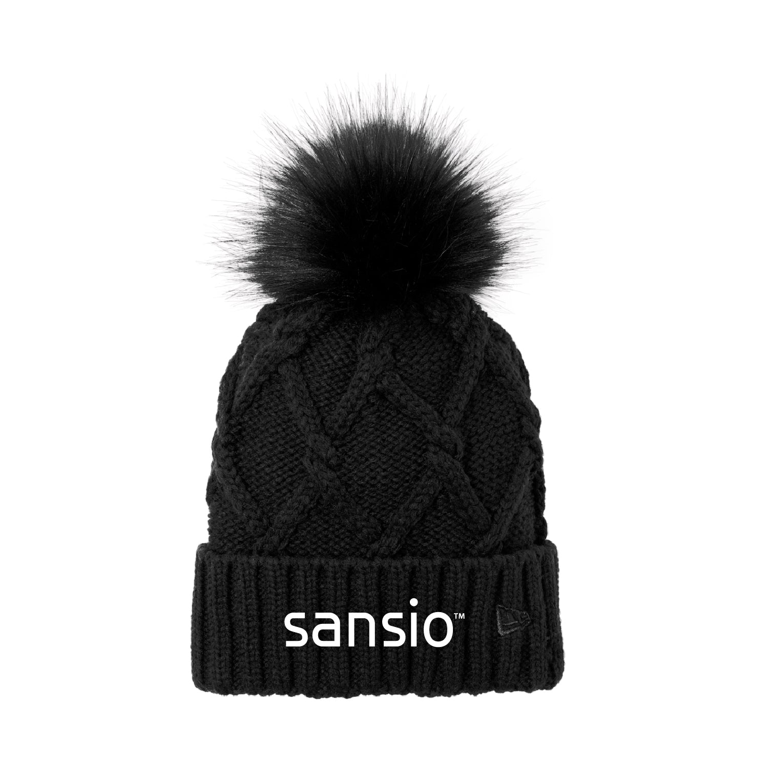 Sansio Faux Fur Pom Beanie – DSP On Demand