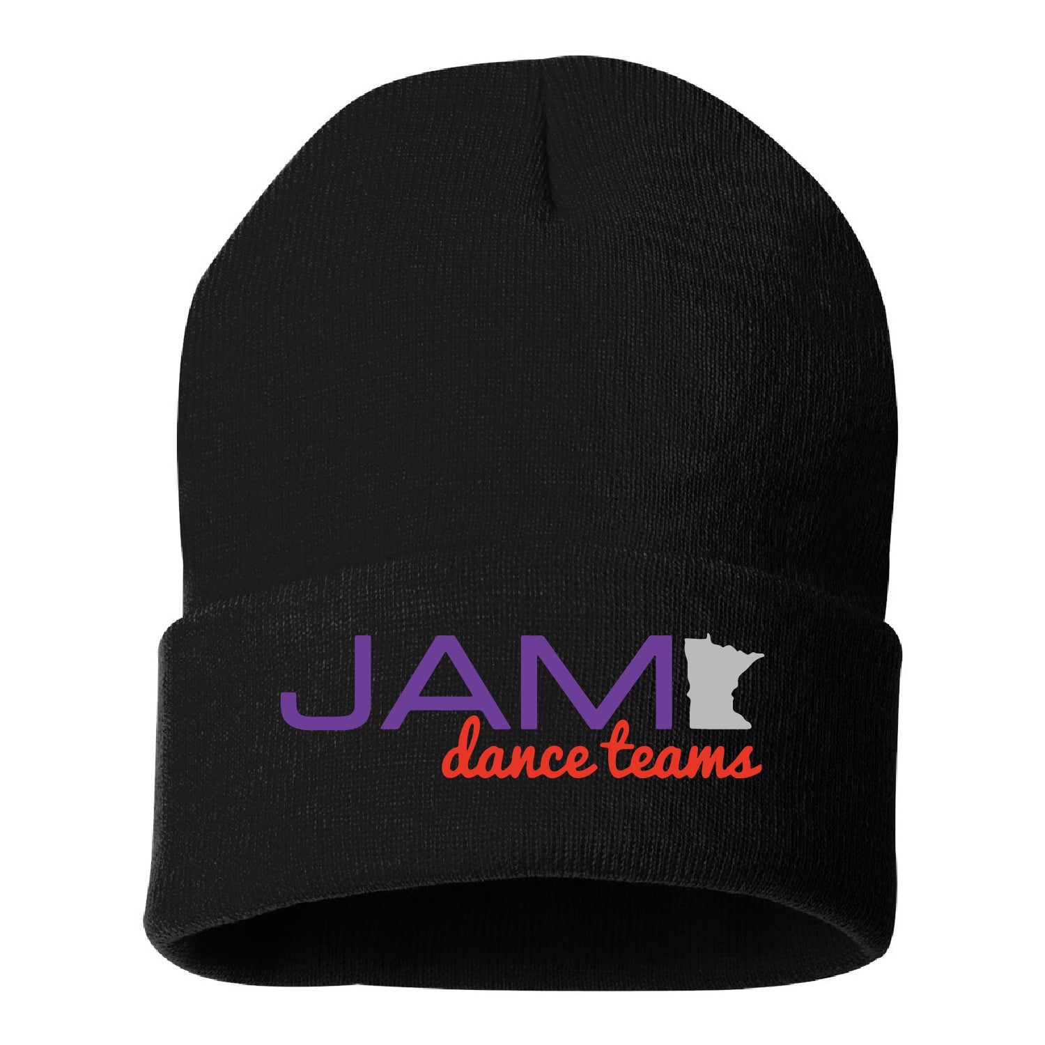 JAM Dance Team 12" Solid Cuffed Beanie – DSP On Demand