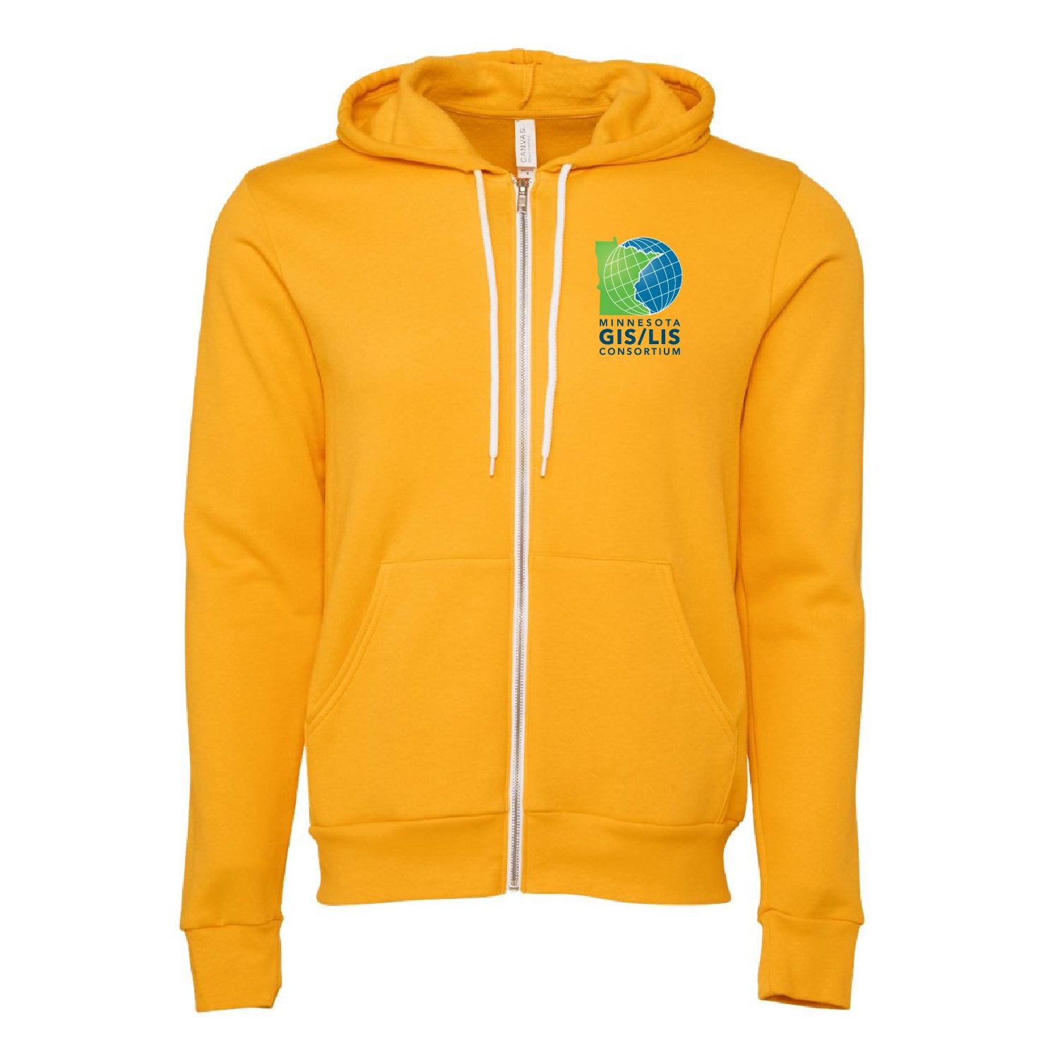 MN GIS/LIS Sponge Fleece Full-Zip Hoodie Consortium Logo – DSP On Demand
